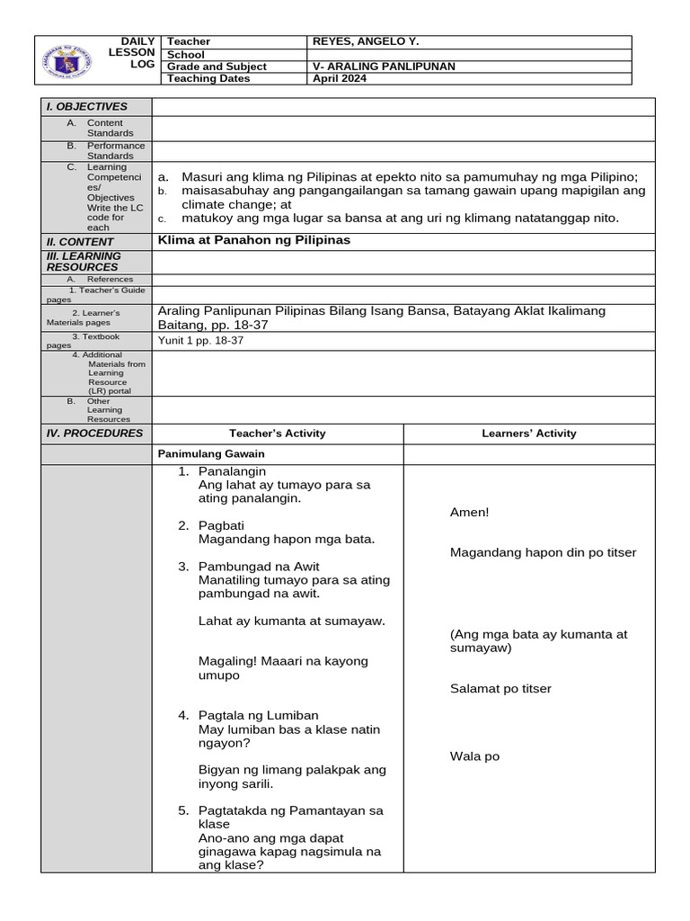 7es DLL Science | PDF | Teachers | Cognitive Science