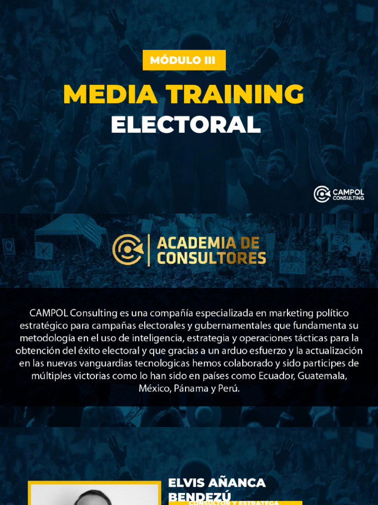 Media Training para Voceros Políticos | PDF | Verdad | Comunicación