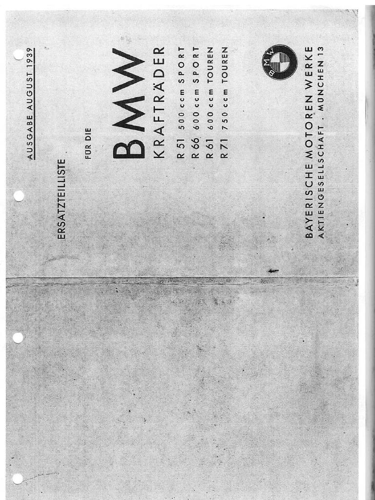 BMW-R51 R61 R66 R71 | PDF