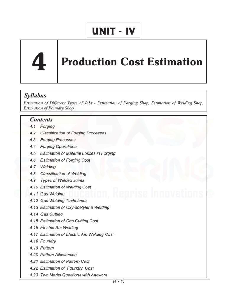 Me8793 Unit 4 | PDF | Industrial Processes | Mechanical Engineering
