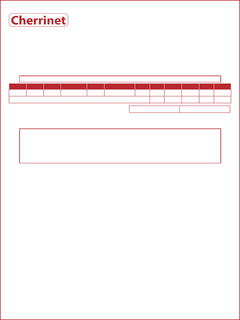 Cherrinet Proforma Invoice GNXS92402A88 | PDF | Taxation | Payments
