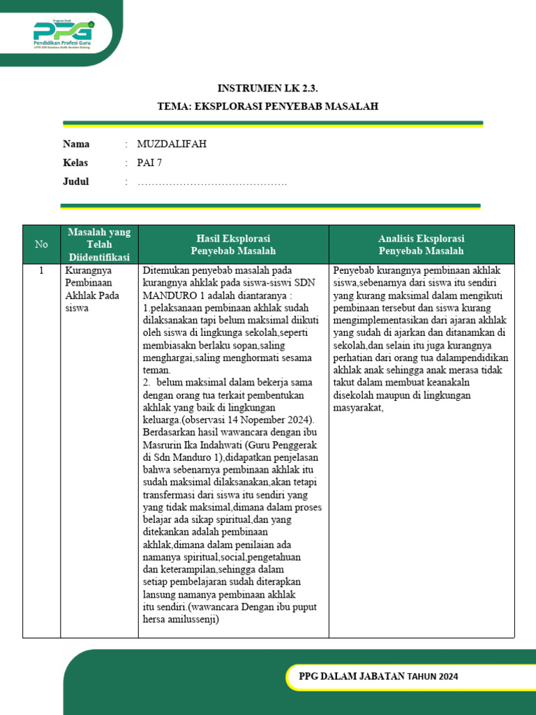 Tugas PJBL Modul 9 LK 3 | PDF