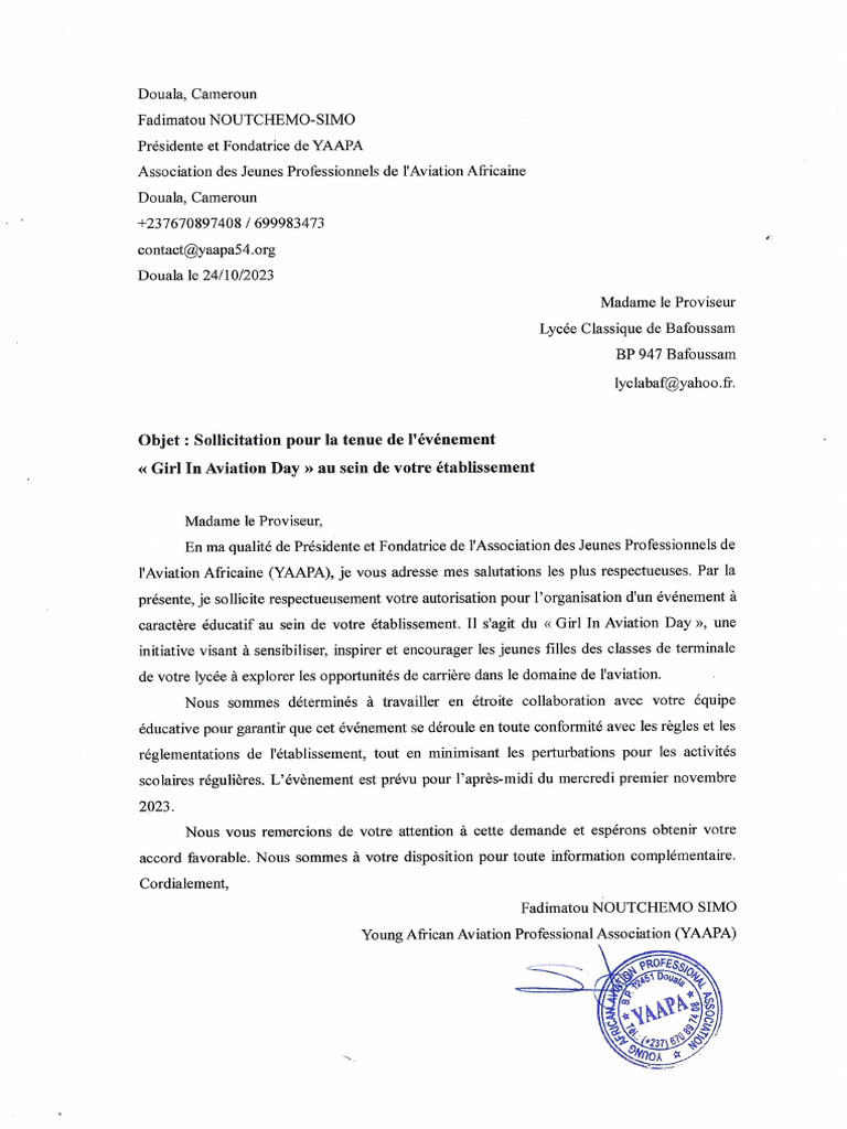 Sollicitation Lycee | PDF