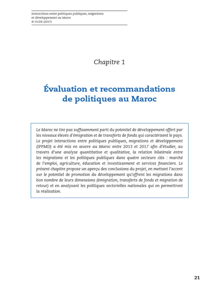 5 FR | PDF | Migration humaine | Maroc