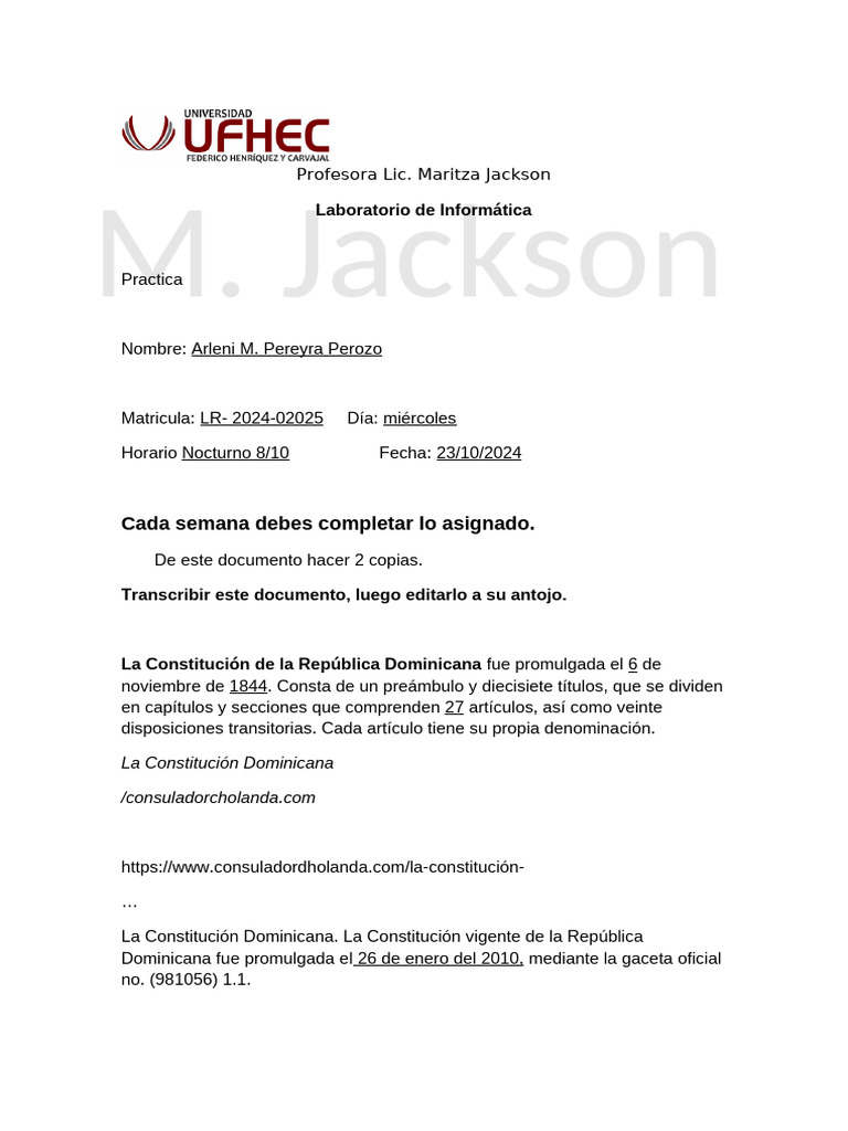 Arleni Pereyra Perozo 2 | PDF