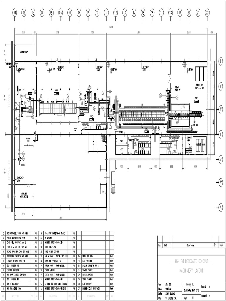 01 - Machinery Layout Final-Model | PDF