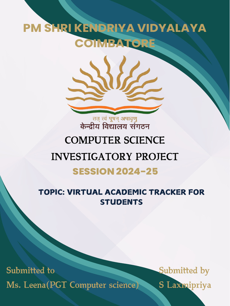 Cs Investigatory Project 2024 Pdf Databases Python Programming Language 6896