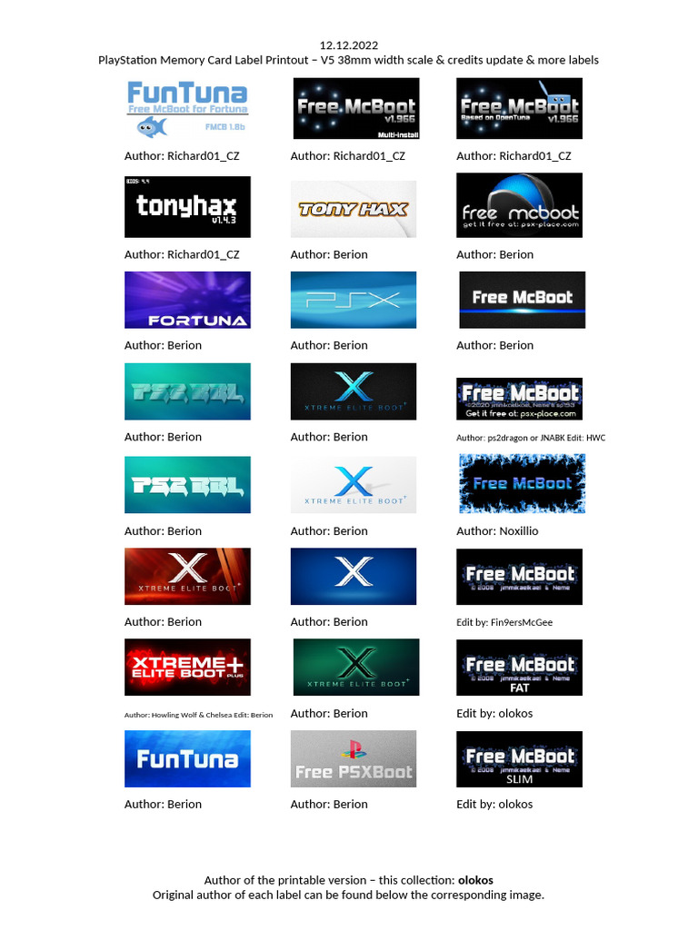 PS2 MC Labels Olokos v5 38mm | PDF | Sports & Recreation | Games ...