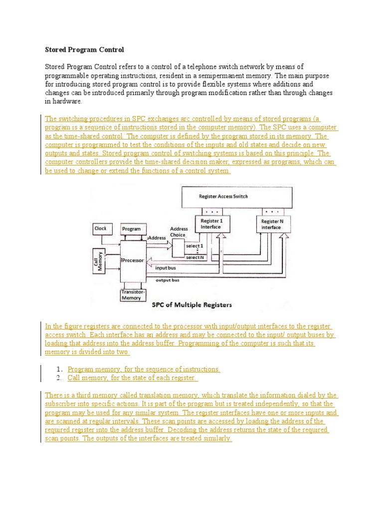 Stored Program Control | PDF | Computer Program | Programming