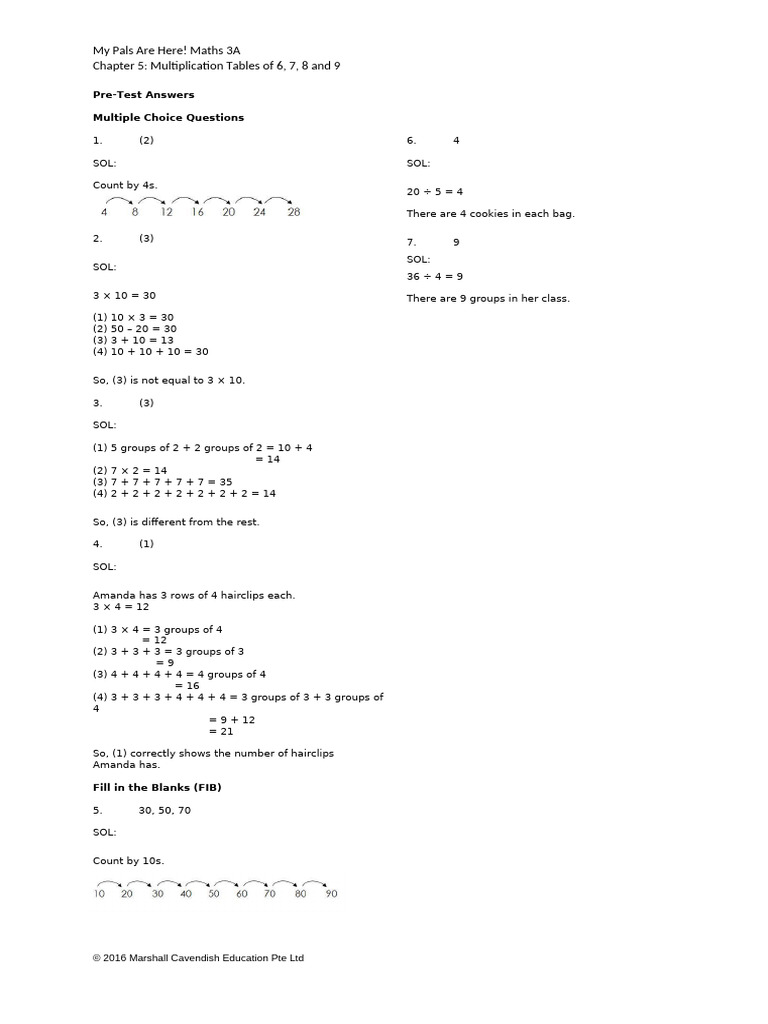 72 MPAH 3A 05 PreTest Answers | PDF