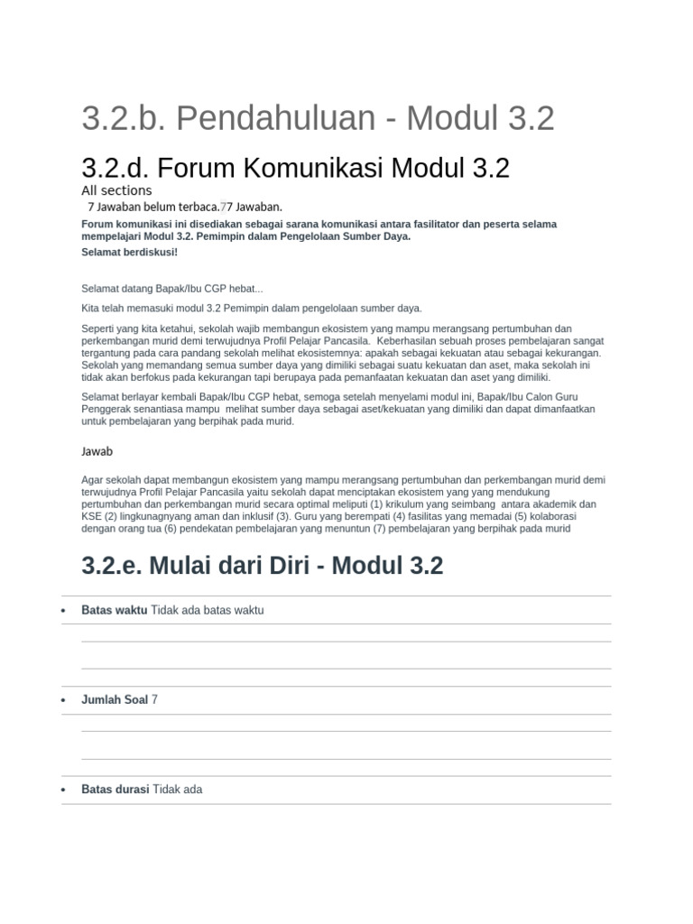 Catatan Modul | PDF