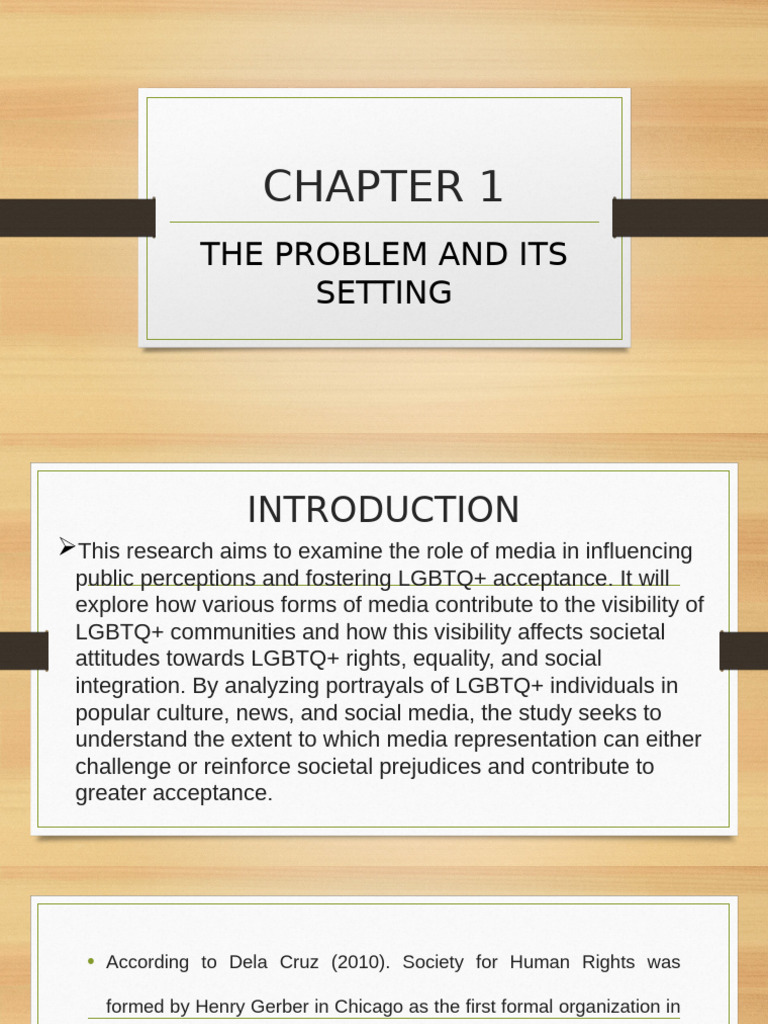 CHAPTER-1 (1) | PDF | Survey Methodology | Lgbt