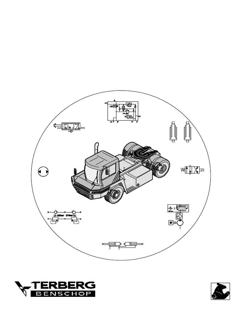 Terberg TT-RT Hydraulic System Overview | PDF | Valve | Pump