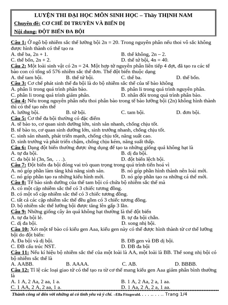 To So 14. Dot Bien Da Boi | PDF