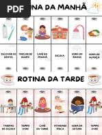 Quadro de Rotina Diária Infantil | PDF