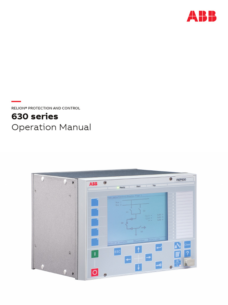 Manual Rơ Le Abb Ref 630 | PDF | Electricity | Electrical Engineering