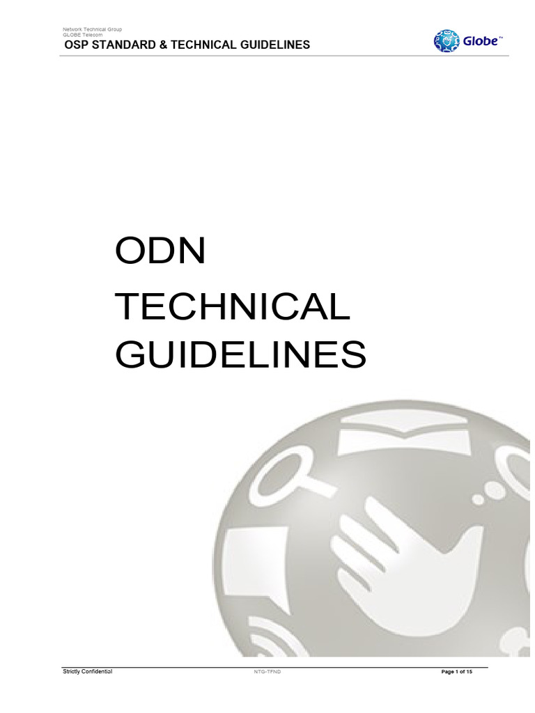 02 - ODN Techl Guidelines.v1 | PDF | Fiber To The X | Optical Fiber