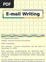 Professional Email Writing | PDF
