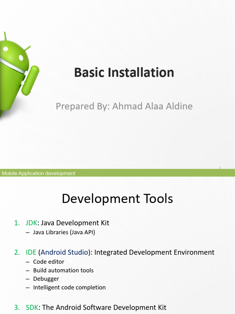 I3350 - Lecture 1 - Part 2 - Installation | PDF | Computers