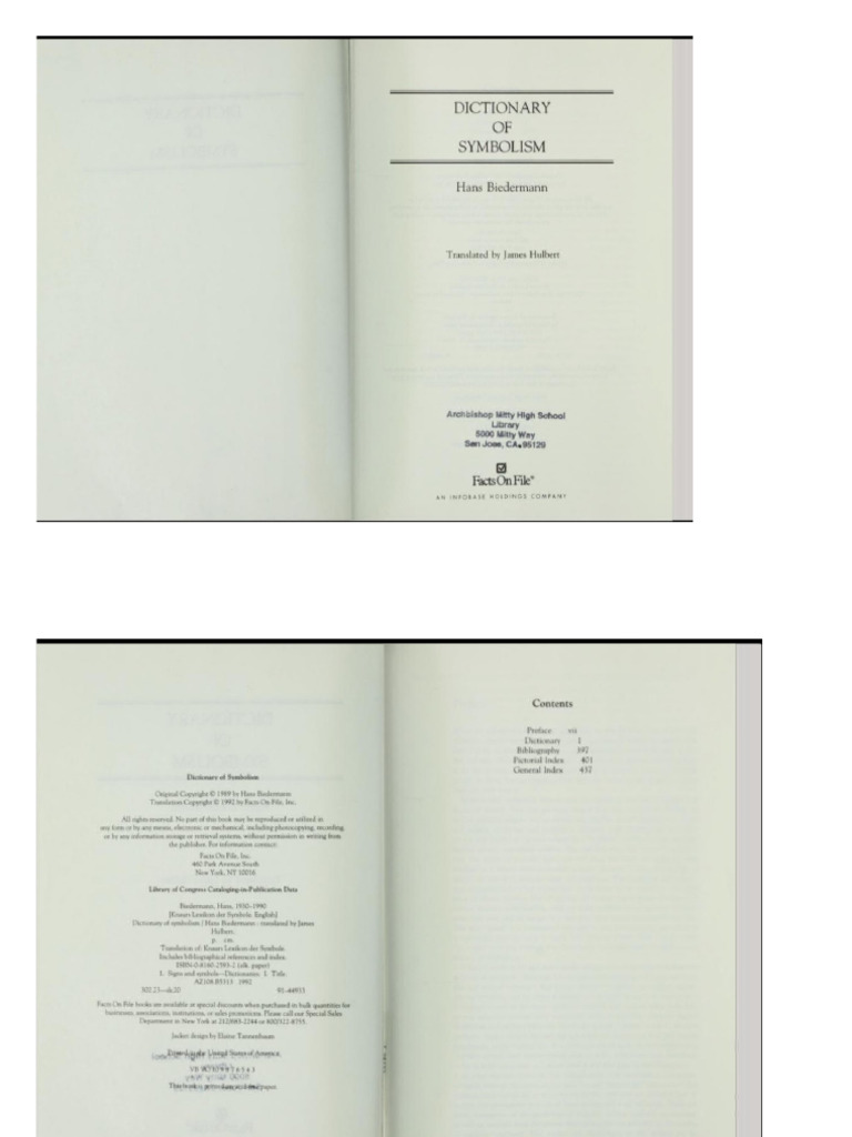 Dictionary of Symbols | PDF