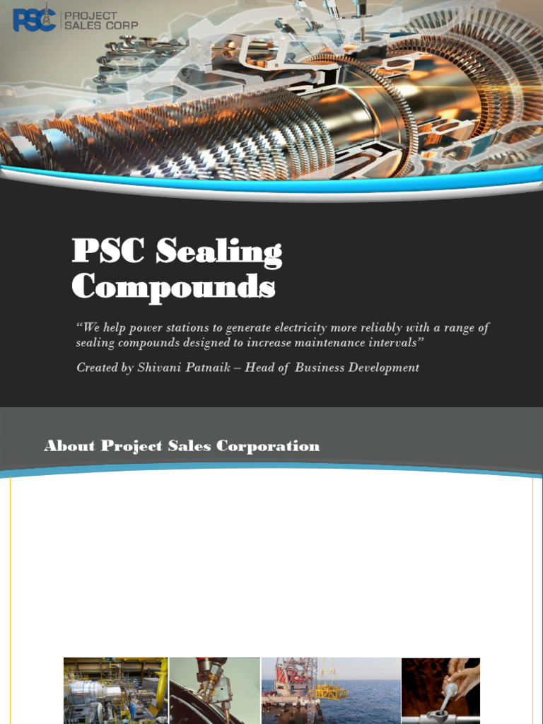 PSC Sealing Compounds 2019 | PDF | Silicone | Pipe (Fluid Conveyance)