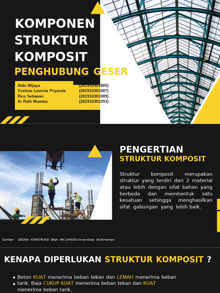 Struktur Komposit dan Penghubung Geser | PDF | Teknologi & Rekayasa