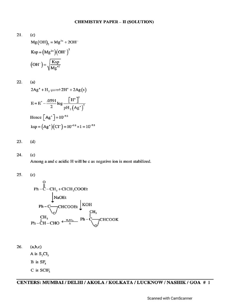 Chem-Sol 4 | PDF