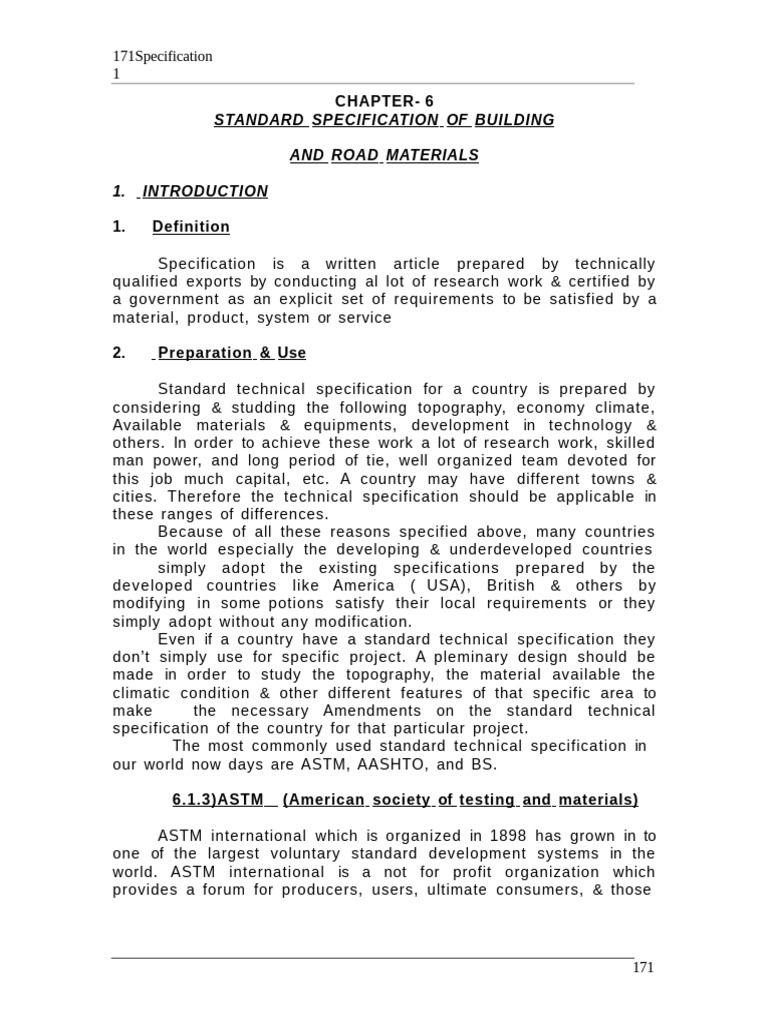 Specification in Construction by John | PDF | Concrete | Construction ...