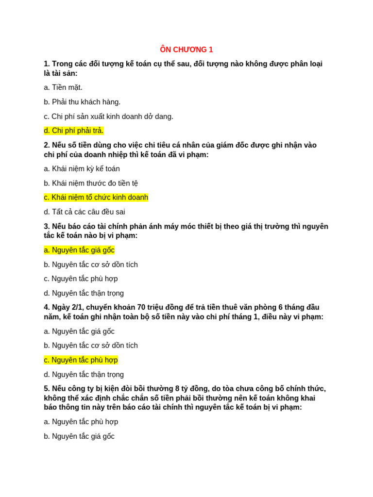 NLKT Chương 1 | PDF