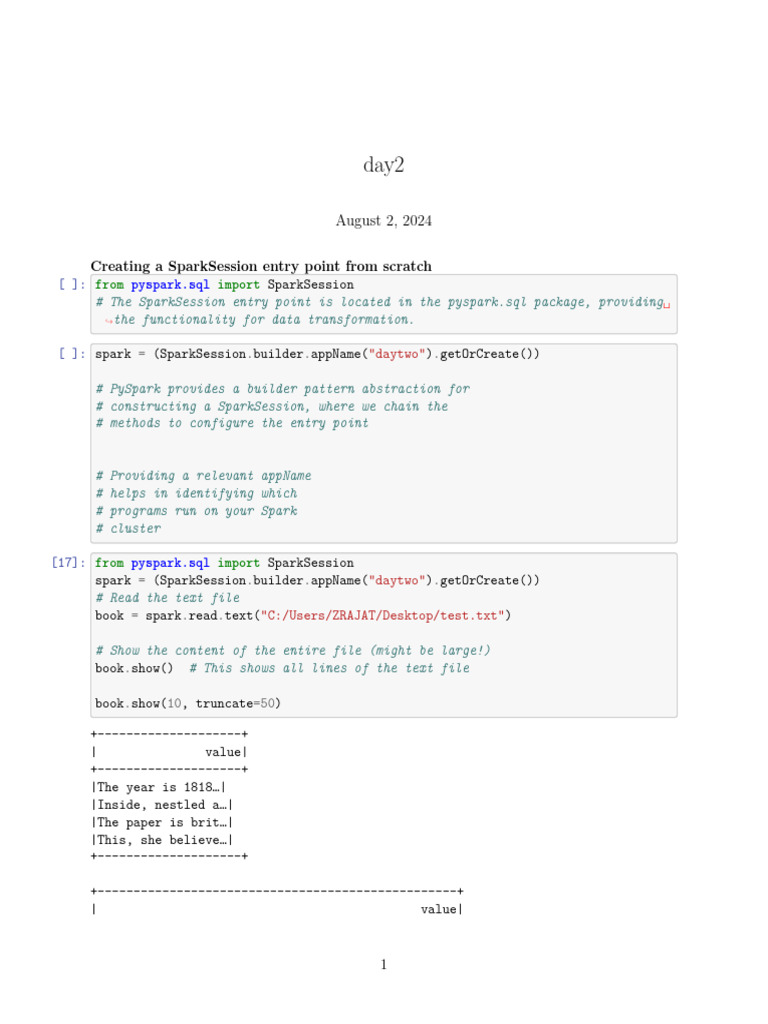 Day 2 | PDF | String (Computer Science) | Boolean Data Type
