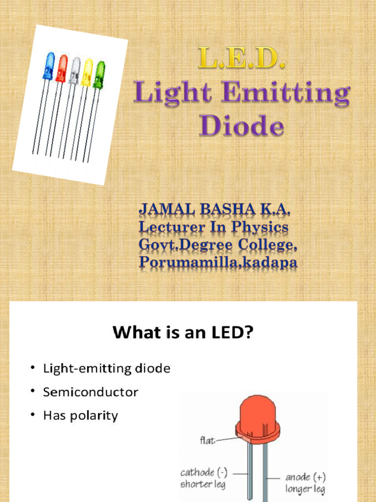 Light Emitting Diode | PDF