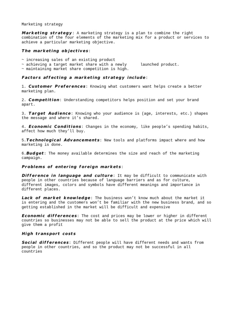 Marketing Strategy Essentials | PDF