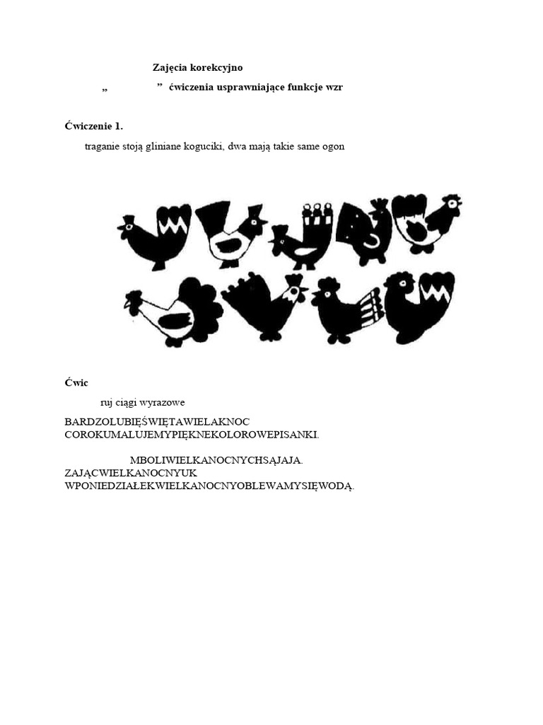 Zajecia Korekcyjno Kompensacyjne Klasa 4 I 5 1586459882 | PDF