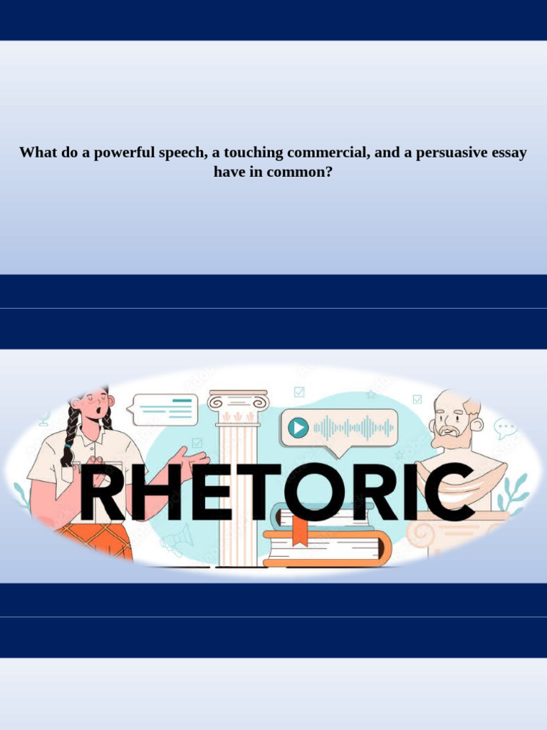 Persuasion | PDF | Rhetoric | Public Speaking