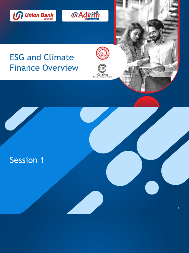 ESG & Climate Finance Insights | PDF | Climate Change | Climate Change ...
