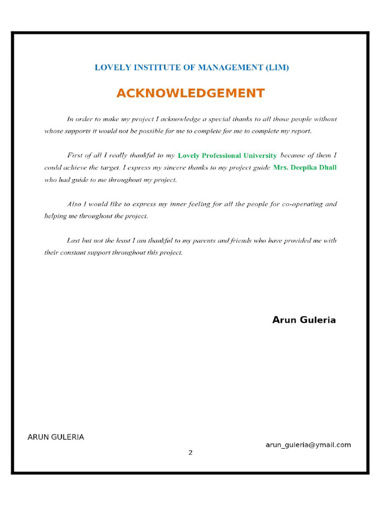 Project Document | PDF