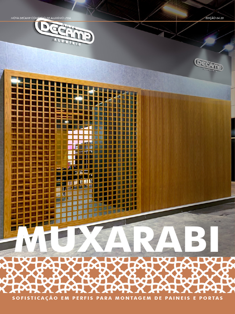 Muxarabi em Alumínio: Soluções Decamp | PDF | Projeto arquitetônico ...