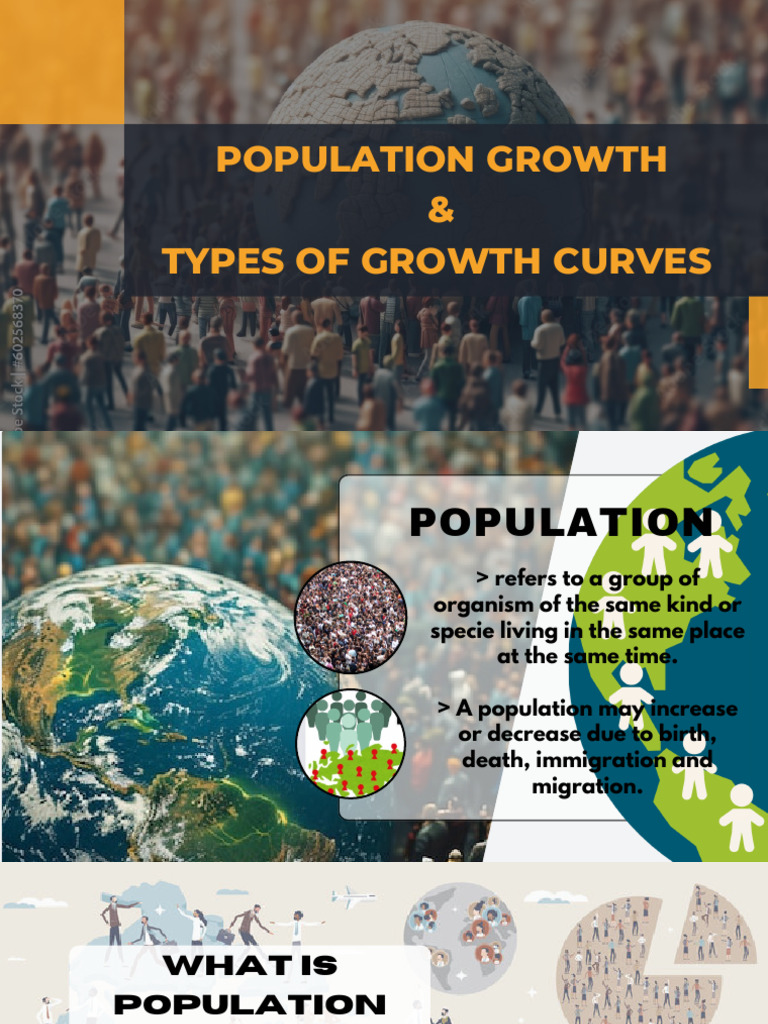 Population Growth (Types of Growth Curves) Carlos Miguel Gillado | PDF