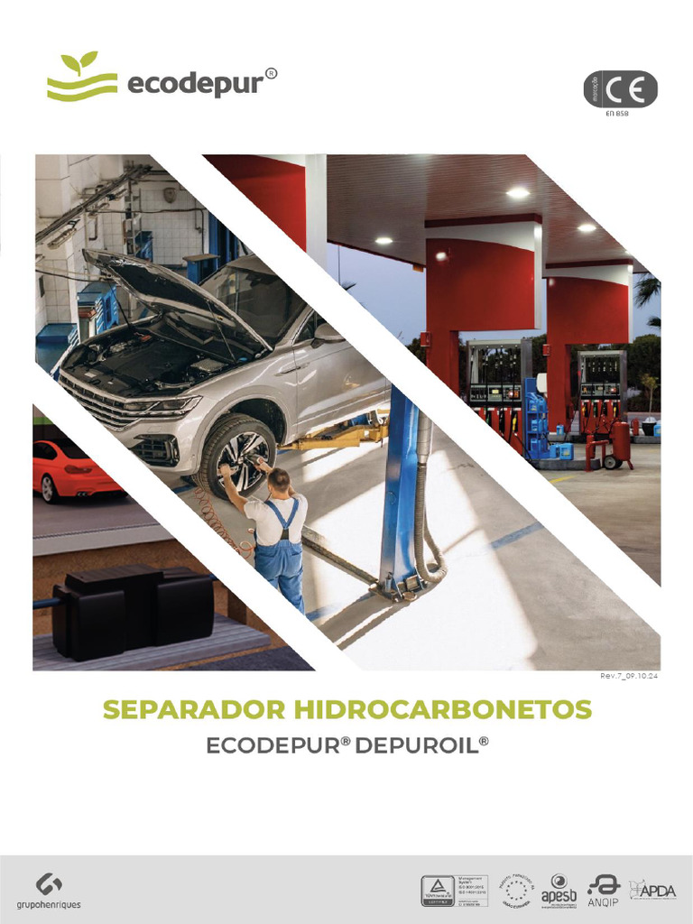 Cat Logo T Cnico Depuroil PT Rev7 | PDF | Águas residuais | Qualidade (negócios)