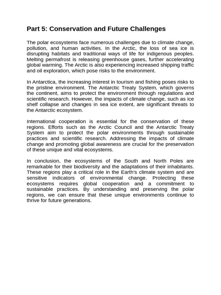 Polar Extremes - Exploring The Ecosystems of The Arctic and Antarctic ...