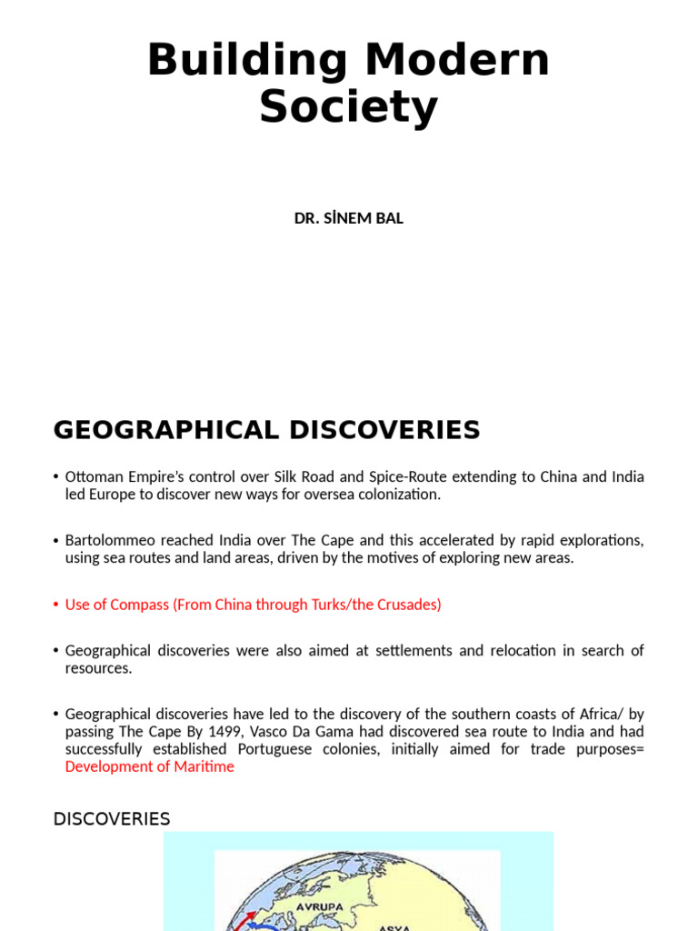 Building Modern Society | PDF | Age Of Discovery | Socialism