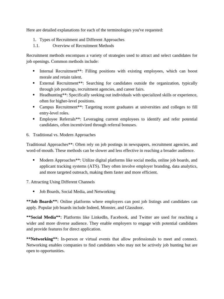 Recruitment Handout | PDF | Recruitment | Business