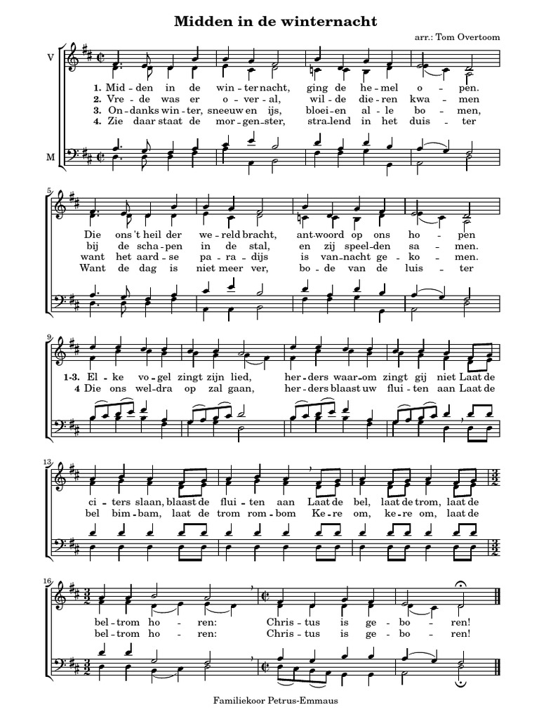 Midden in de Winternacht | PDF