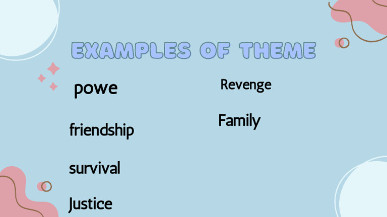 Examples of Theme | PDF