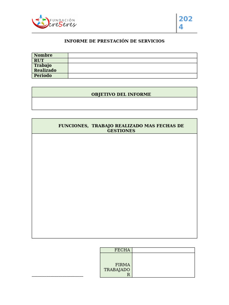 Formato Informe Gestiones | PDF