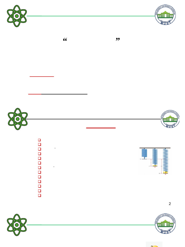 Lecture Two (Elasticity) | PDF | Elasticity (Physics) | Young's Modulus