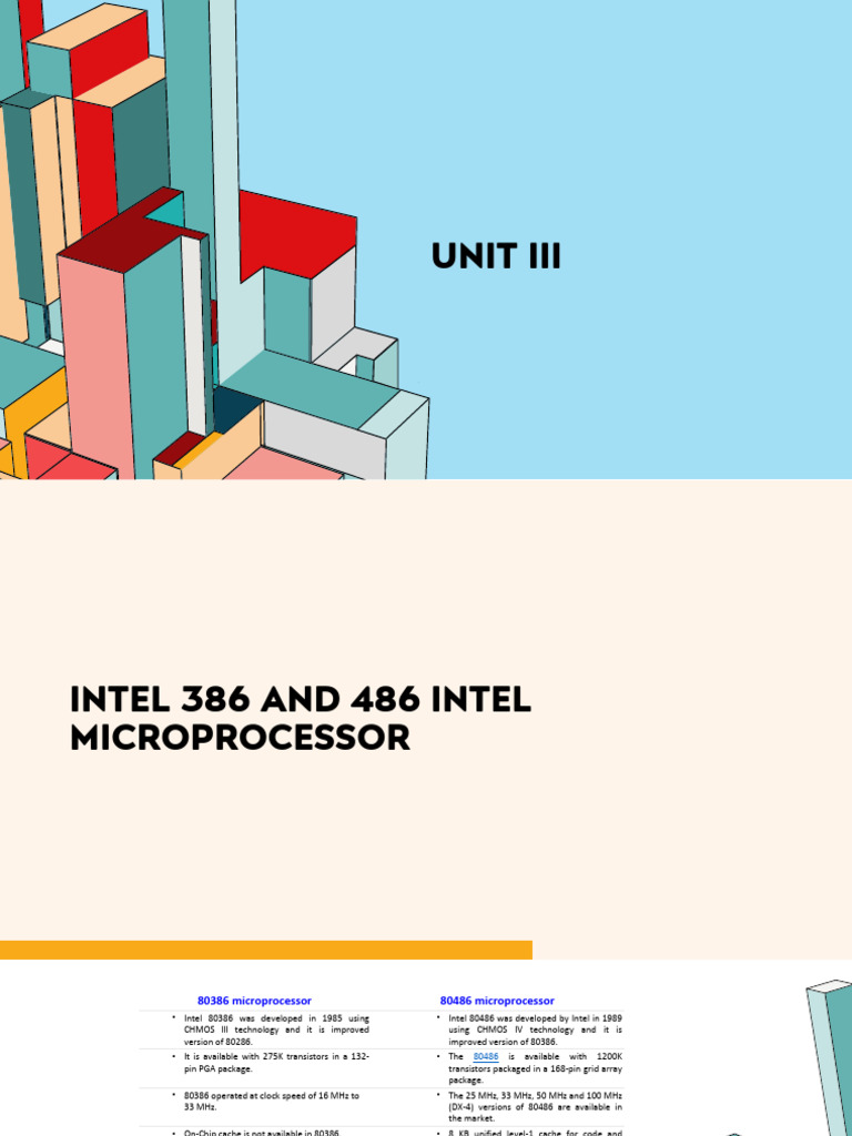 Unit Iii | PDF | Central Processing Unit | Microprocessor