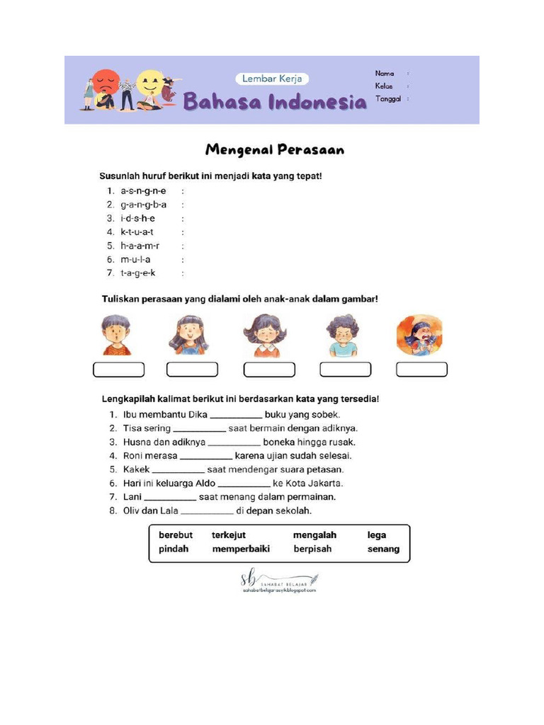 LKPD B.indo Kelas 2 | PDF