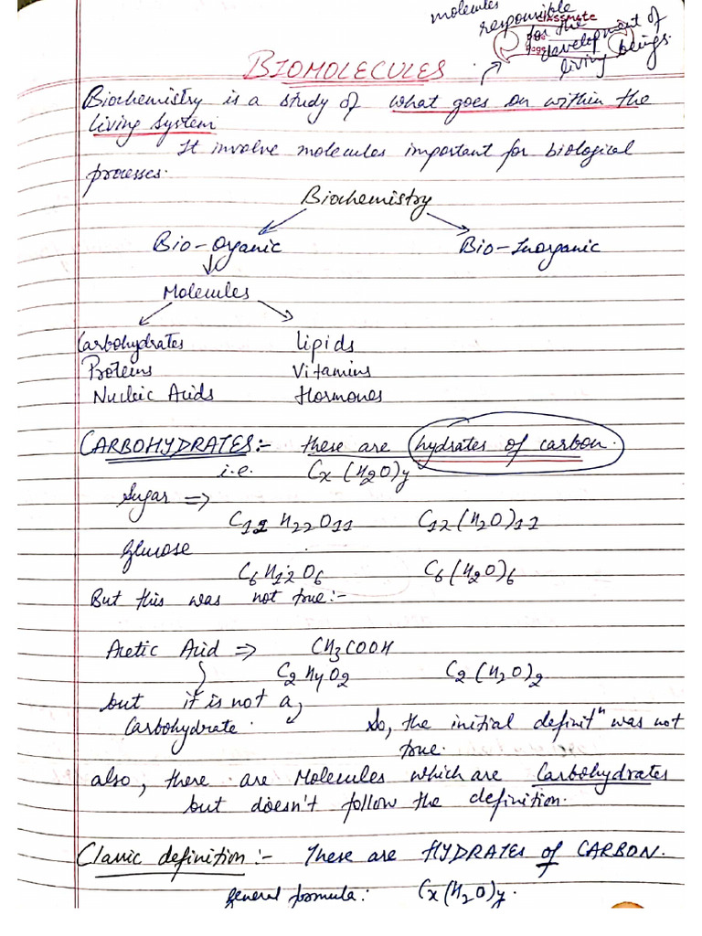 Biomolecules 1 | PDF