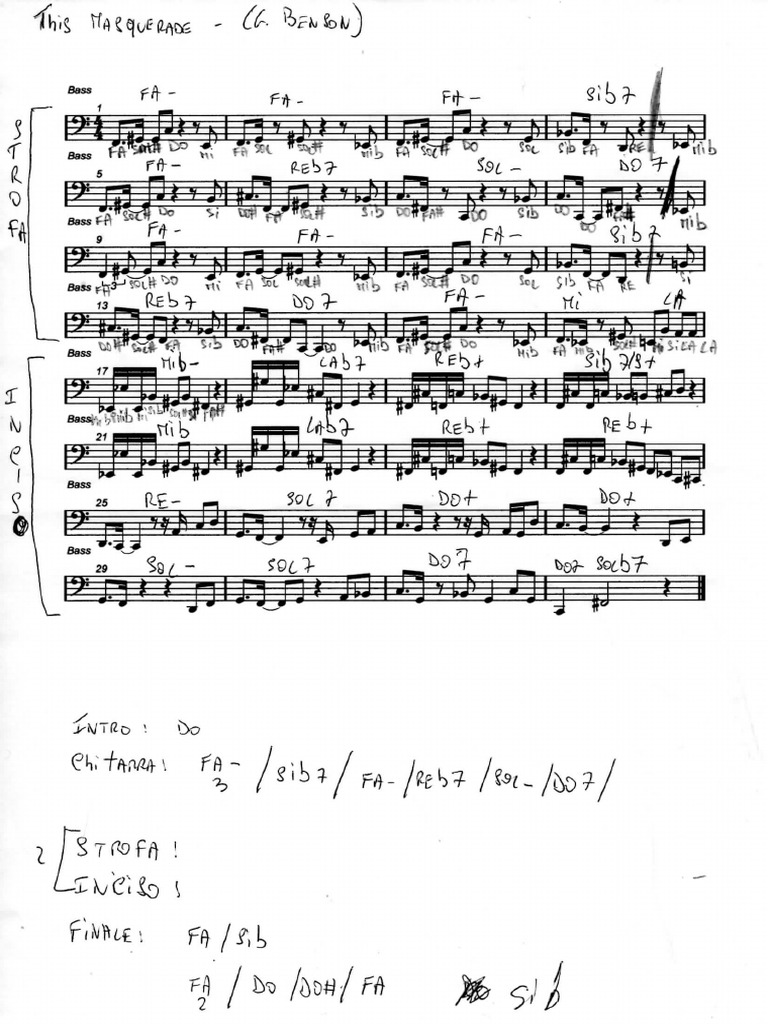 George Benson - This Masquerade | PDF